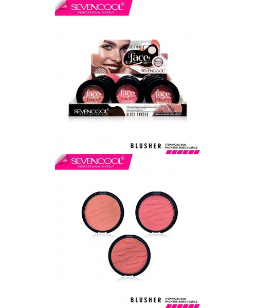 RUBOR FACE SEVEN COOL 6730 x12 /CAJA
